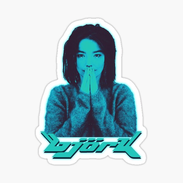 "Bjork" Sticker by SkyAfterDusk | Redbubble