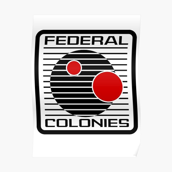 "Federal Colonies v2" Poster for Sale by McPod | Redbubble