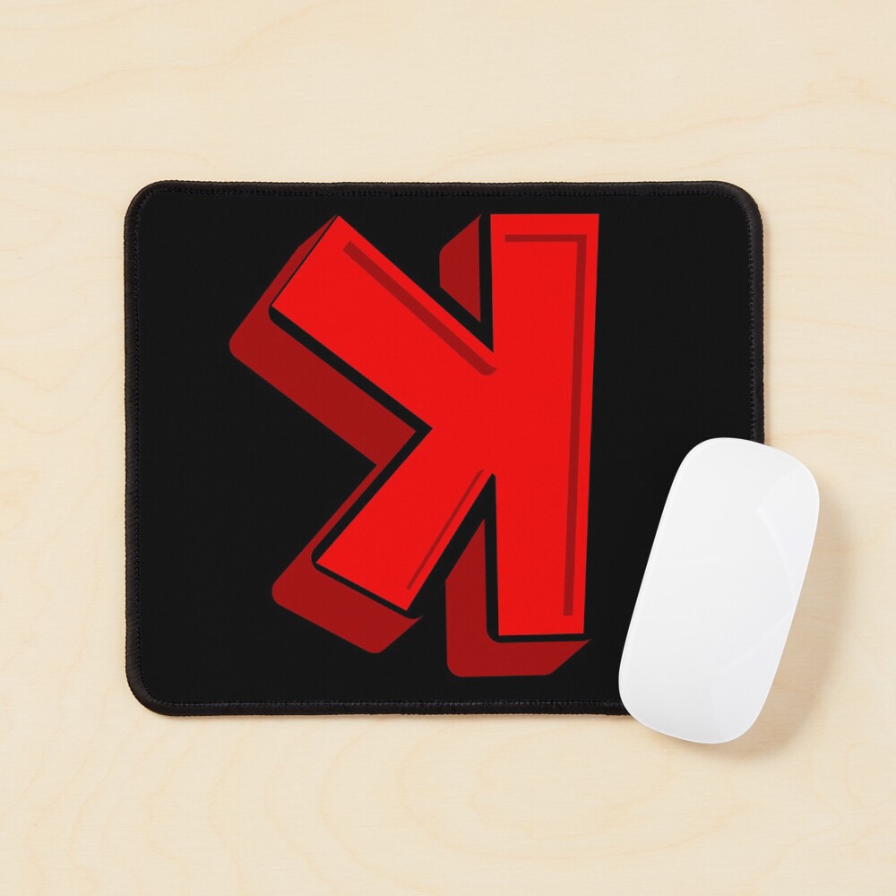 "Backwards Letter K Alphabet" Poster for Sale by ZiesMerch | Redbubble