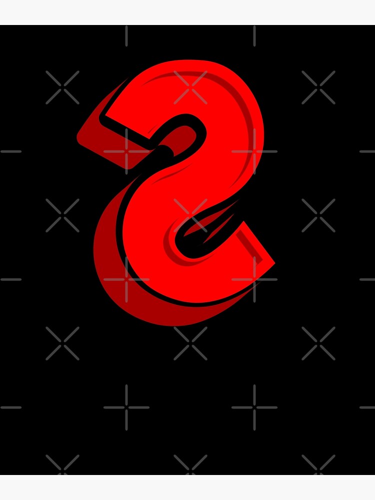 "Backwards Letter S Alphabet" Poster for Sale by ZiesMerch | Redbubble