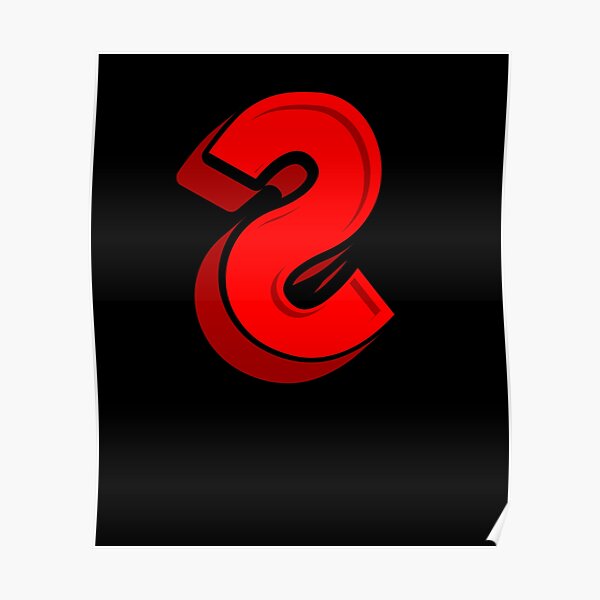 "Backwards Letter S Alphabet" Poster for Sale by ZiesMerch | Redbubble