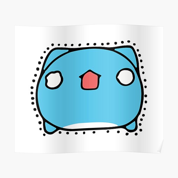 "Comic Cat, Bugcat Capoo, bug cat" Poster for Sale by dev-ilyass ...