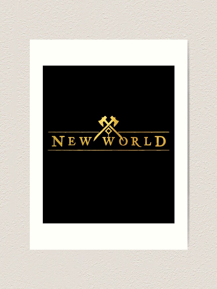 "New World Logo" Art Print for Sale by urban-design | Redbubble
