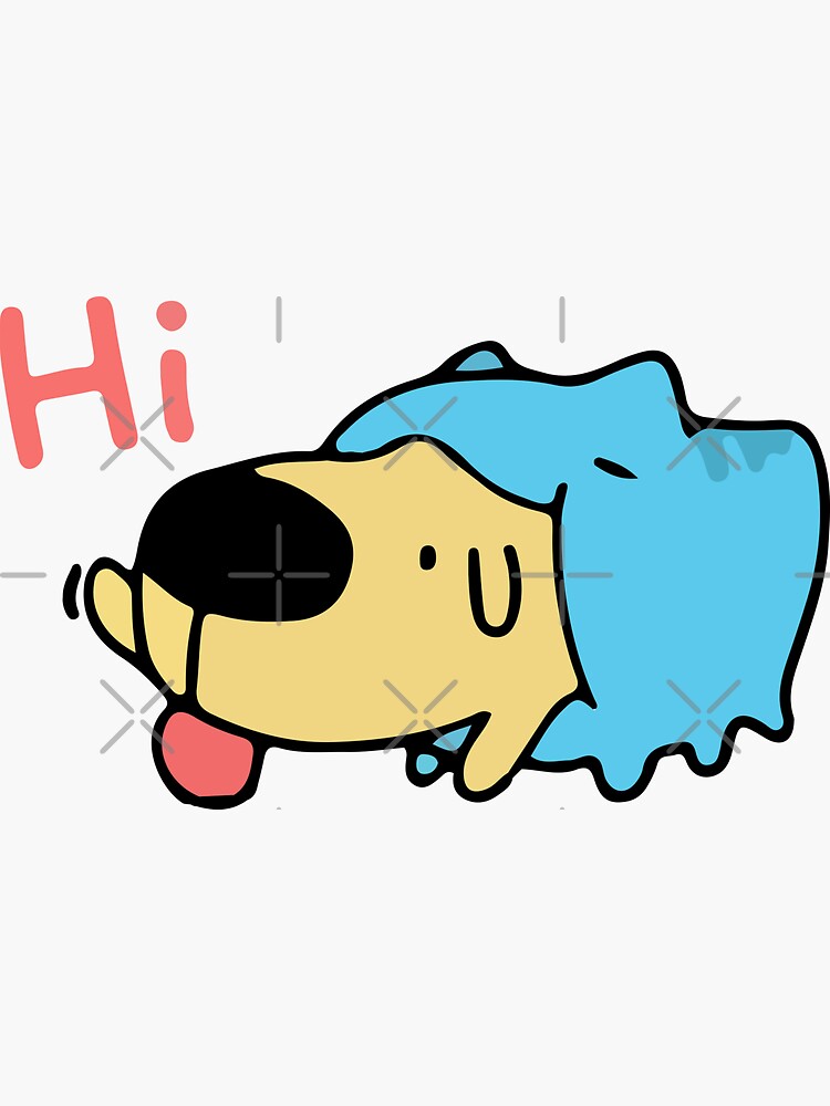 "Comic Cat Dog, Bugcat Capoo, bug cat" Sticker for Sale by dev-ilyass ...