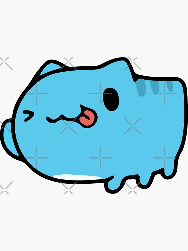 "Comic Cat, Bugcat Capoo, bug cat" Sticker for Sale by dev-ilyass ...