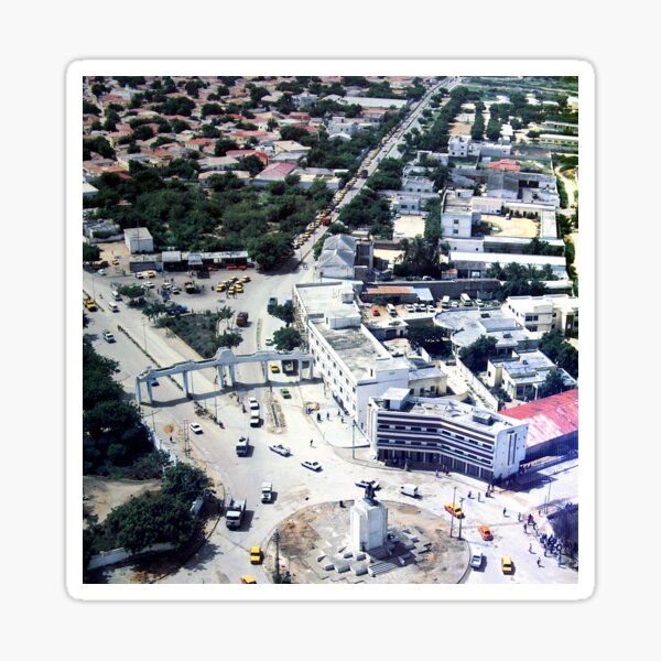 "KM4 Mogadishu Somalia before war" Sticker for Sale by VintageSomalia ...
