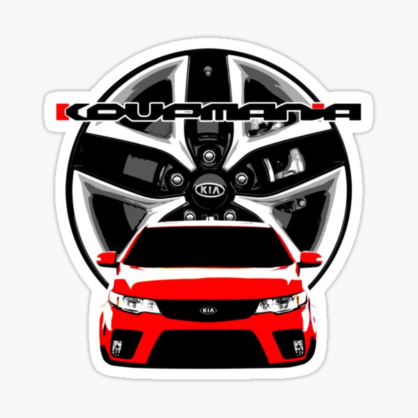 "koup wheel - koup1 " Sticker for Sale by KimExpressions | Redbubble
