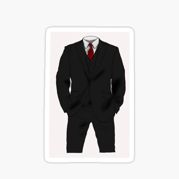 "Suit" Sticker by DonDonPotato | Redbubble