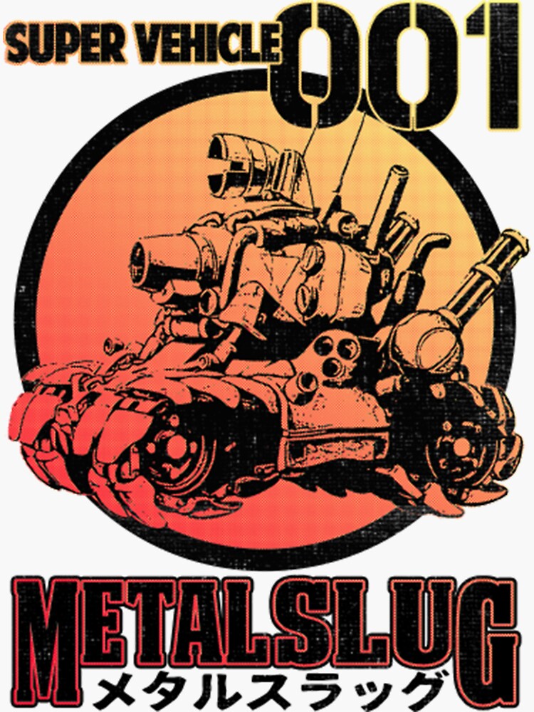 "Metal Slug T-ShirtSuper Vehicle 001 Metal Slug " Sticker by ...
