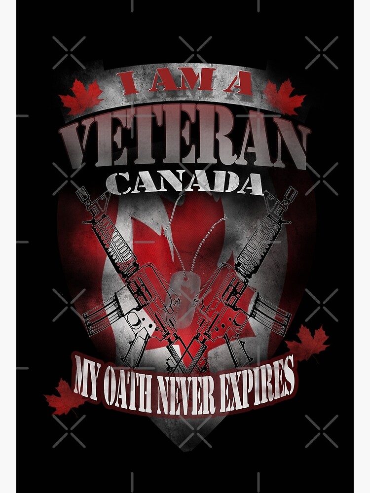 " Canadian Military: Veteran " Poster for Sale by Davidpy | Redbubble