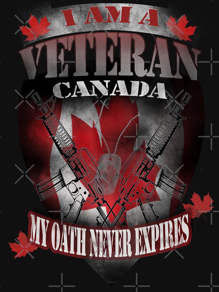 " Canadian Military: Veteran " T-shirt for Sale by Davidpy | Redbubble ...