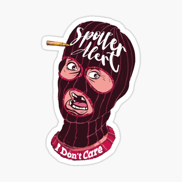 "Spoiler Alert" Sticker for Sale by LookiStudio | Redbubble