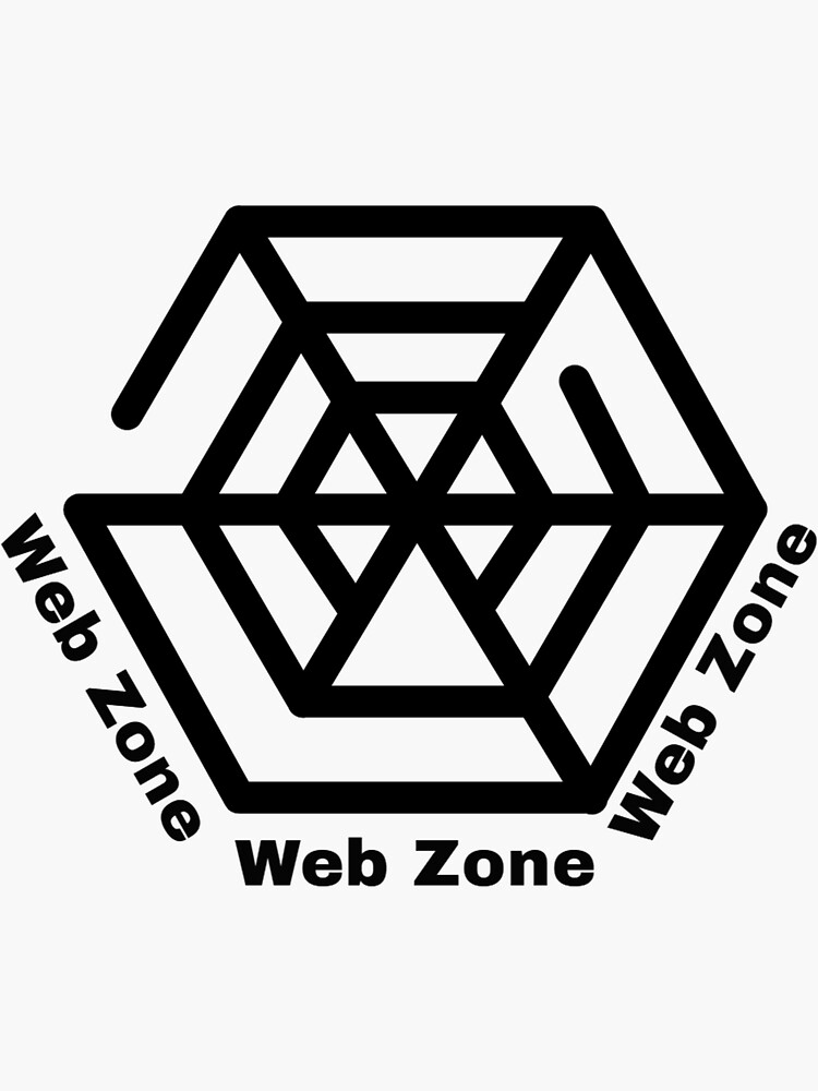"Web Zone" Sticker for Sale by Angels82 | Redbubble