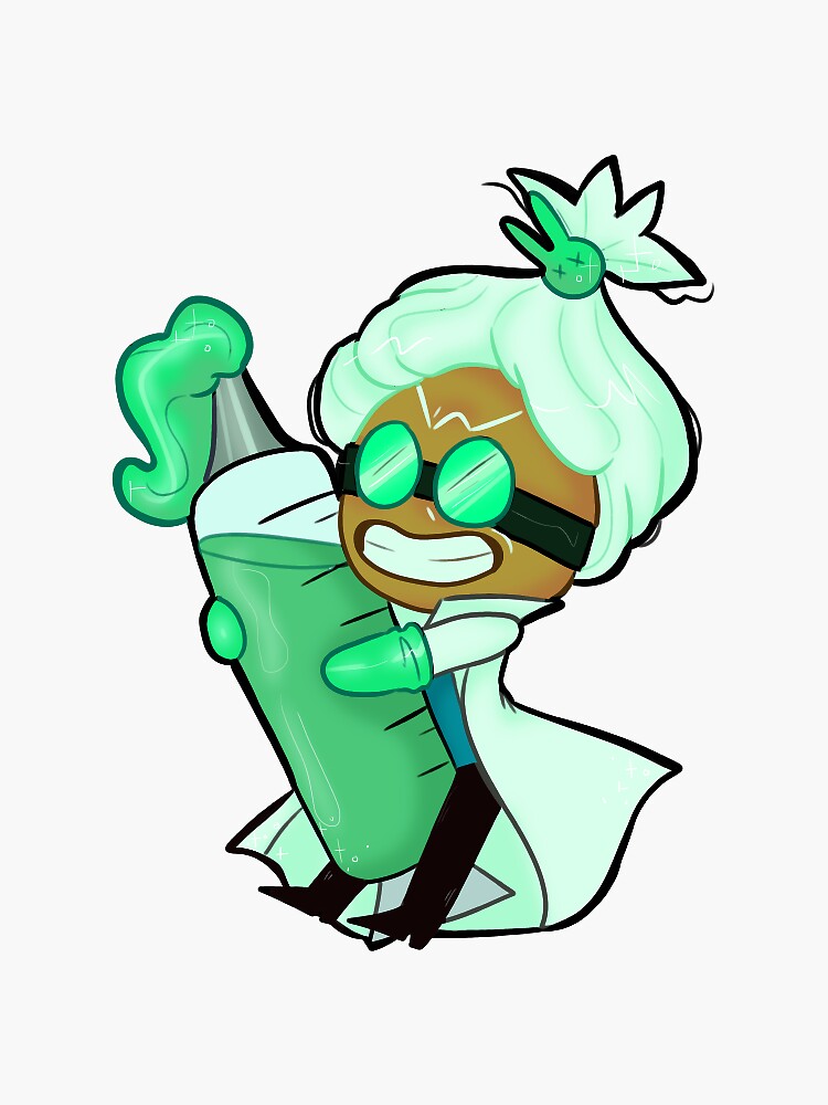 "Dr Wasabi Cookie" Sticker for Sale by pastel-demon | Redbubble