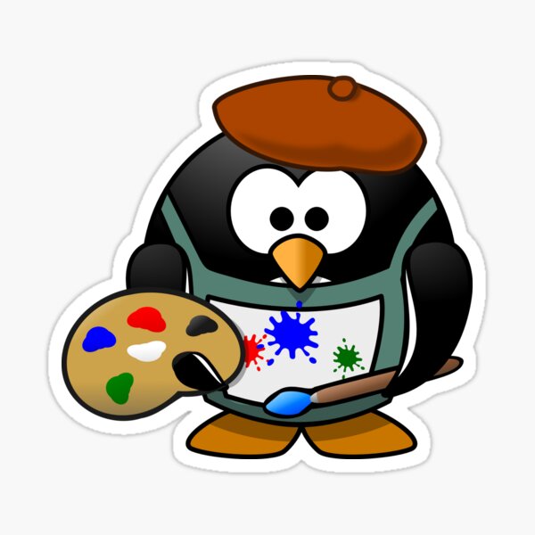 "Cute Tux" Sticker for Sale by KekoStore | Redbubble