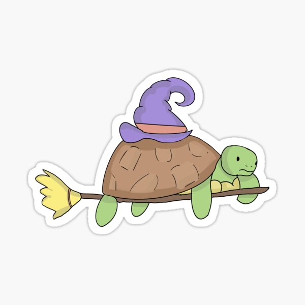 "witch turtle" Sticker for Sale by lexi-evans | Redbubble