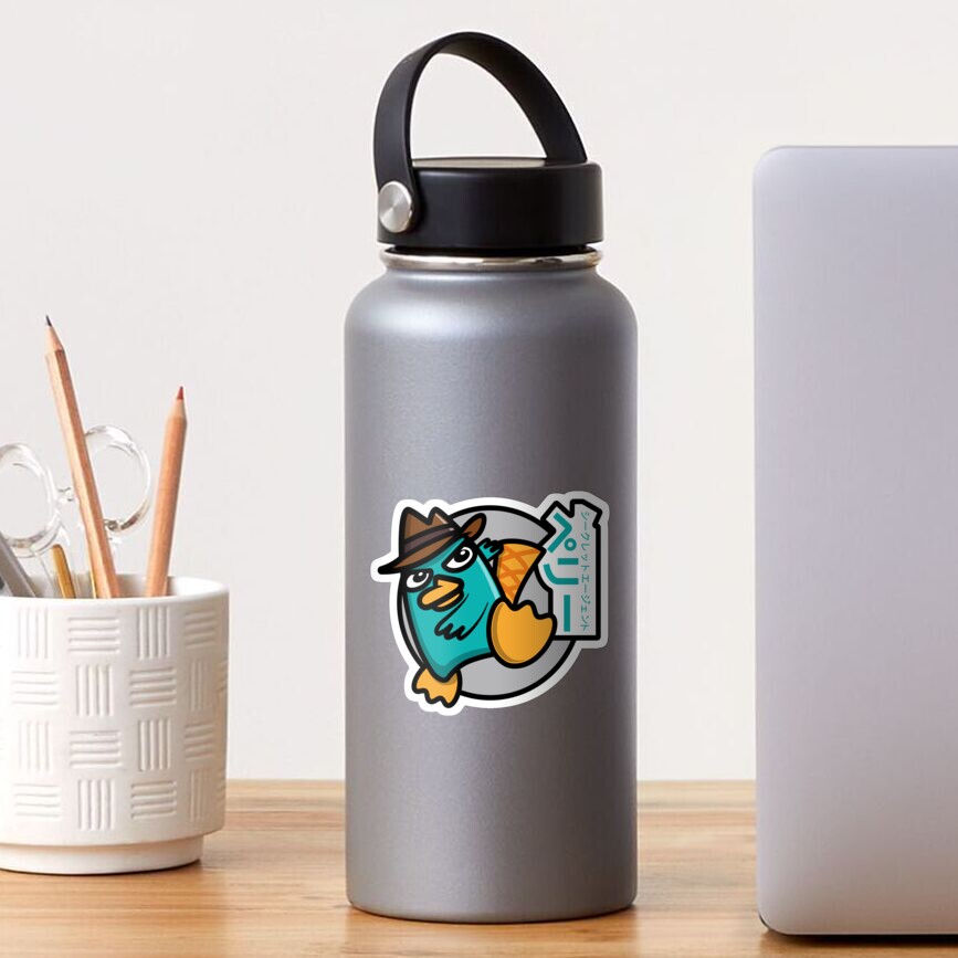 "Perry - Kawaii Style (Full Color - Teal)" Sticker for Sale by ...