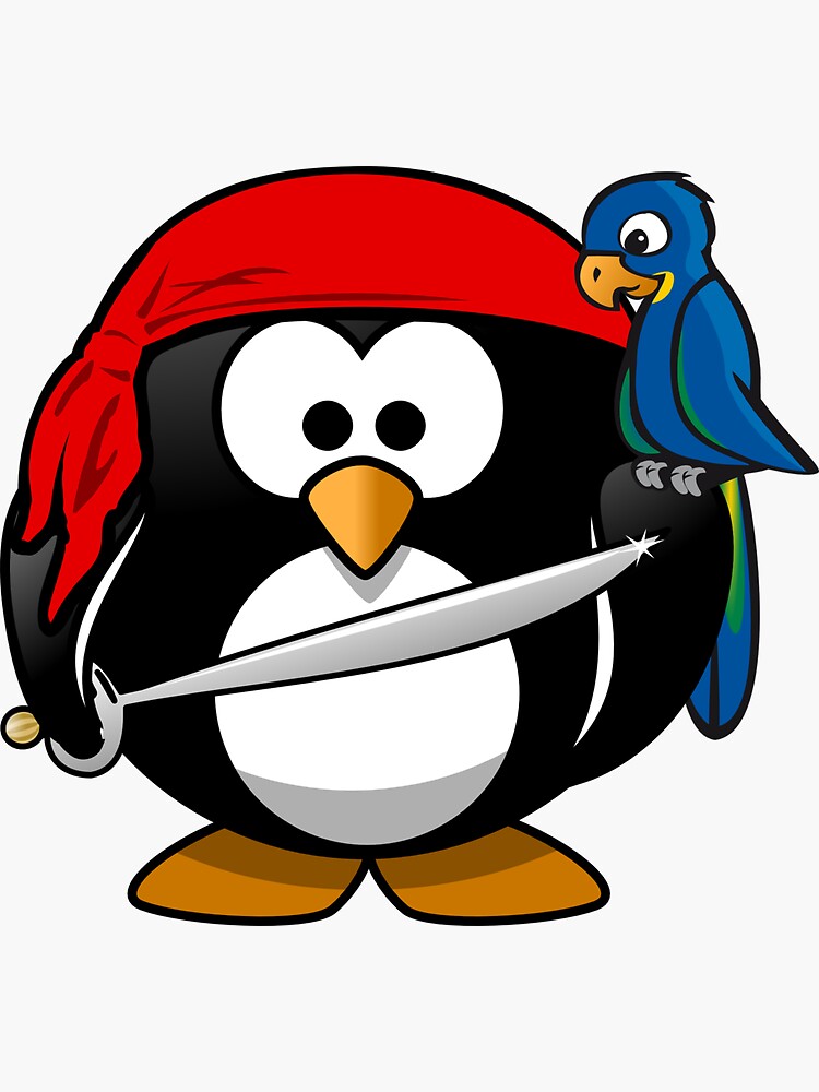 "Cute Tux" Sticker by KekoStore | Redbubble