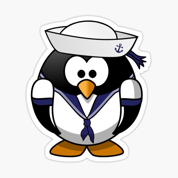 "Cute Tux" Sticker for Sale by KekoStore | Redbubble