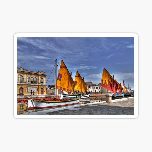 "Parade of Old Boats" Sticker for Sale by paolo1955 | Redbubble