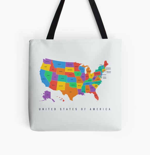 Map Tote Bags | Redbubble