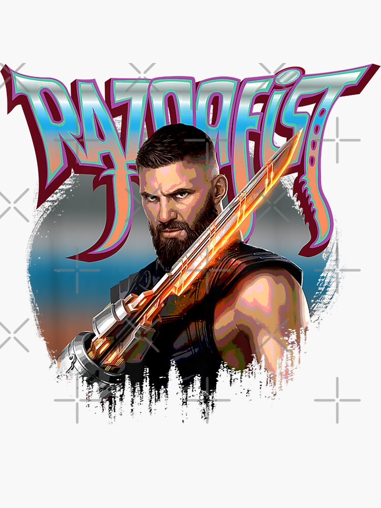 "Shang-Chi and the Legend of the Ten Rings Razor Fist" Sticker for Sale ...