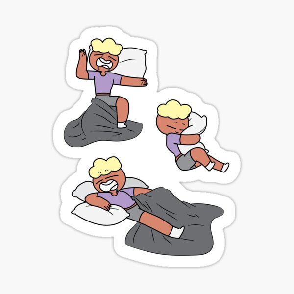 "Sleepy " Sticker by Itsyoboycyrus | Redbubble