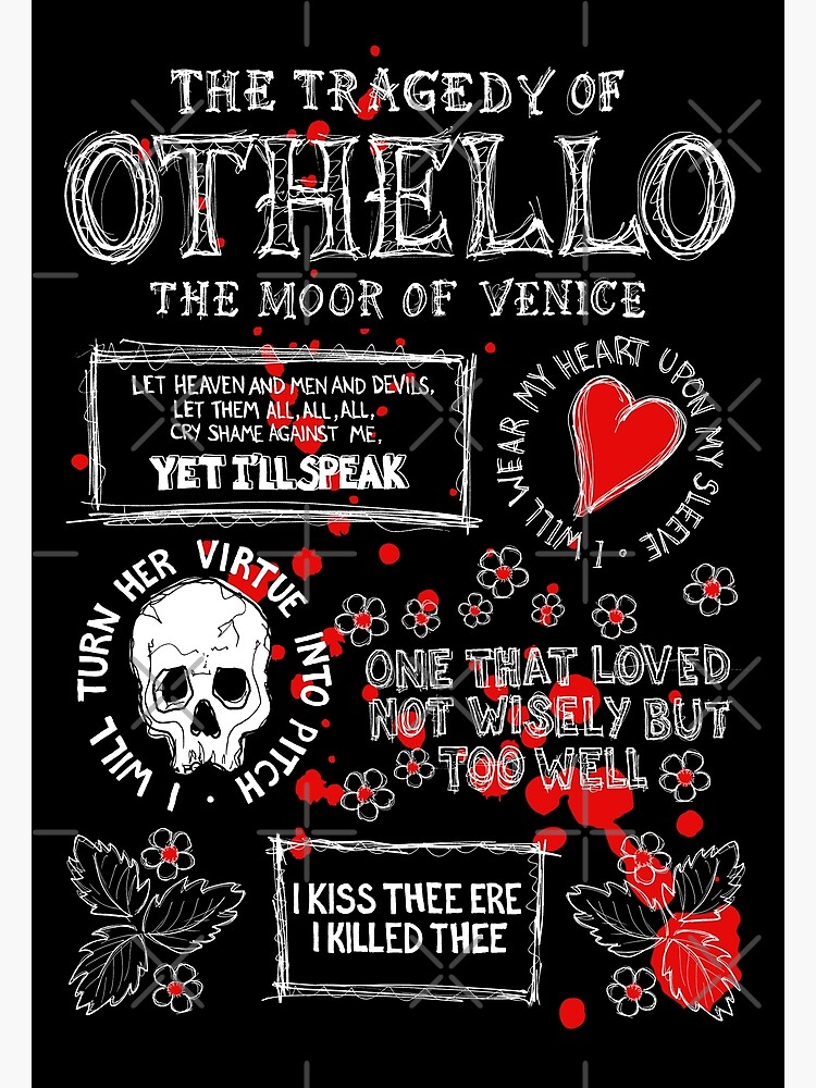 "Shakespeare Othello Quotes" Poster for Sale by QuoteGeek | Redbubble