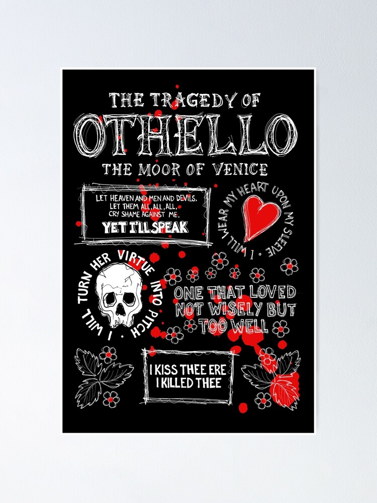 "Shakespeare Othello Quotes" Poster for Sale by QuoteGeek | Redbubble