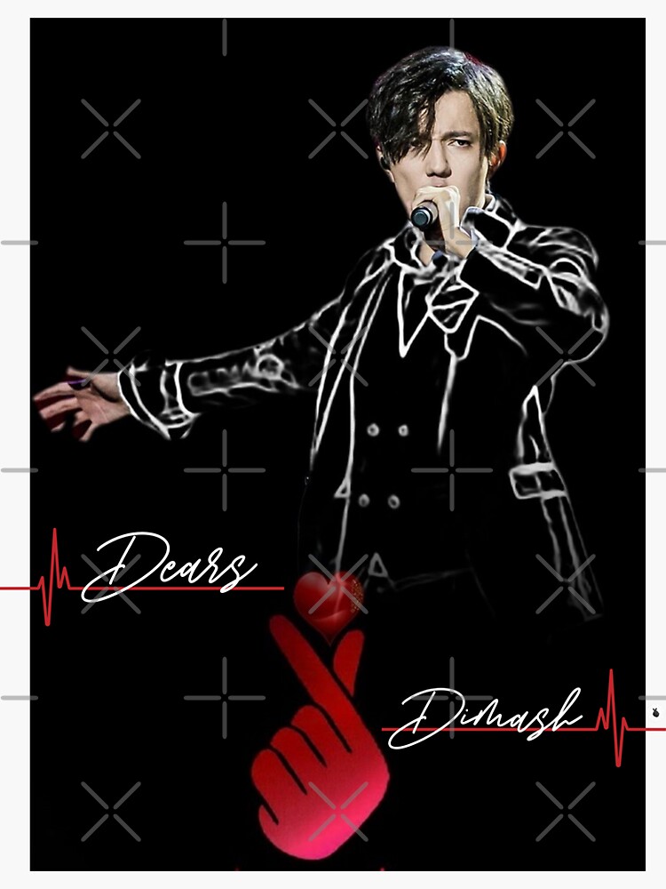 "Dimash Kudaibergen Dears Love Dimash" Sticker for Sale by DimashMerch ...