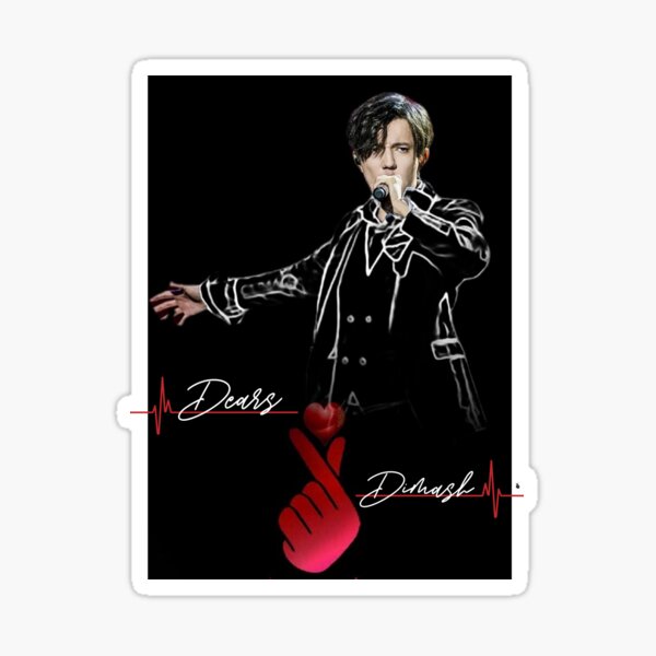 "Dimash Kudaibergen Dears Love Dimash" Sticker for Sale by DimashMerch ...