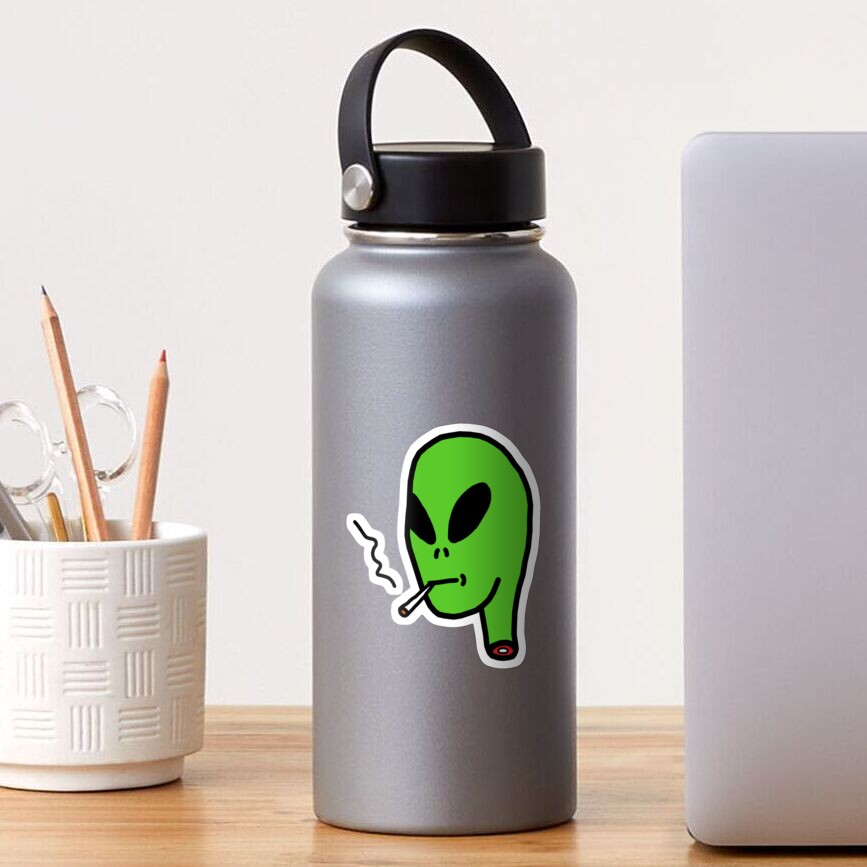 "Alien Lmao" Sticker for Sale by fuken90 | Redbubble