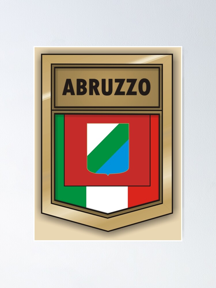 "Abruzzo stemma Abruzzo coat of arms" Poster by SoulSafe | Redbubble