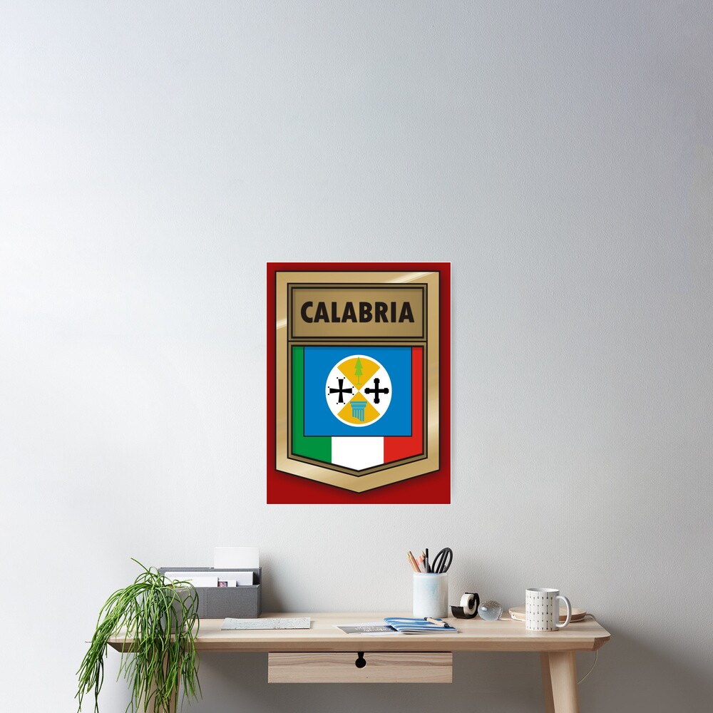 Póster «Calabria stemma escudo de armas bandiera» de SoulSafe | Redbubble