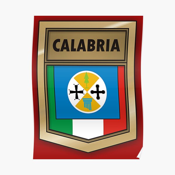 Póster «Calabria stemma escudo de armas bandiera» de SoulSafe | Redbubble