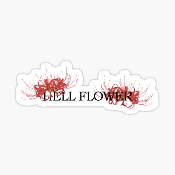"hell flower" Sticker by endii | Redbubble