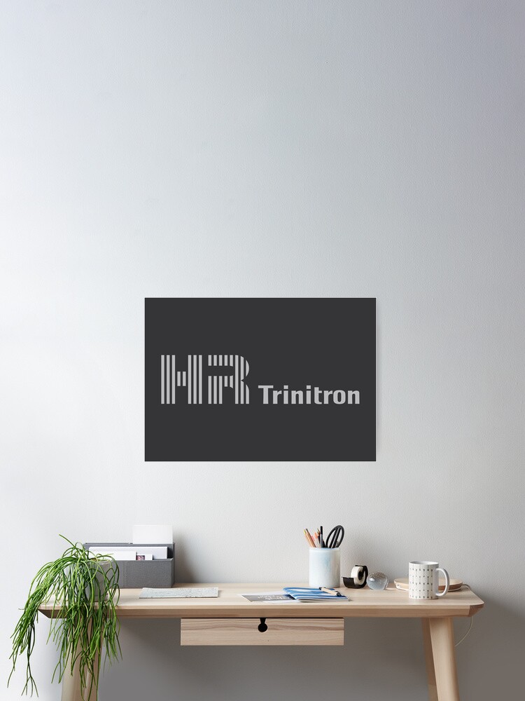 "HR Trinitron Logo" Poster for Sale by RubenCRM | Redbubble