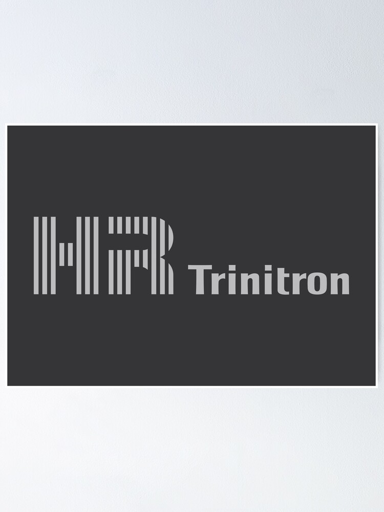 "HR Trinitron Logo" Poster for Sale by RubenCRM | Redbubble