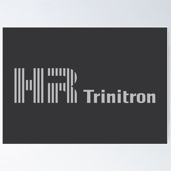 "HR Trinitron Logo" Poster for Sale by RubenCRM | Redbubble