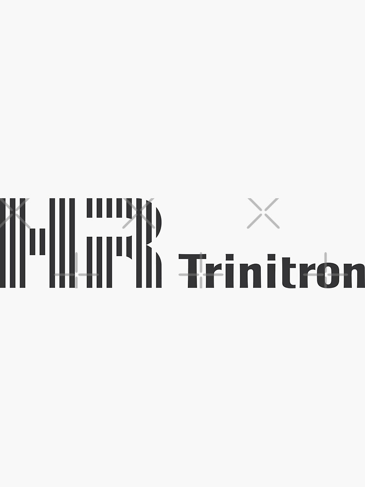 "HR Trinitron Logo" Sticker for Sale by RubenCRM | Redbubble