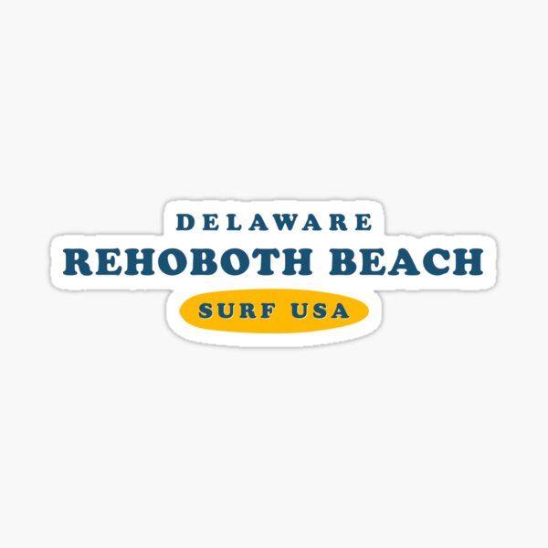 "Rehoboth Beach Delaware Vintage Retro Surf USA Travel Vacation Summer ...