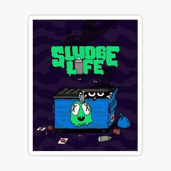 "Sludge Life" Sticker for Sale by Lookaz | Redbubble