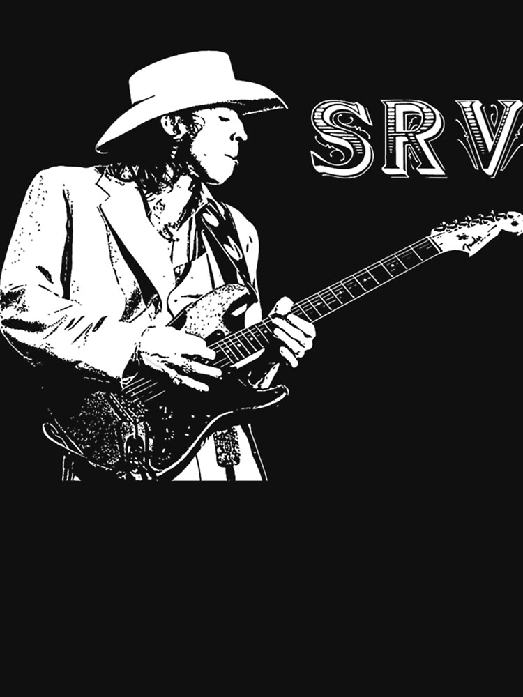 "SRV Vintage Stevie Ray Vaughan Gifts for Fans " Classic T-Shirt for ...