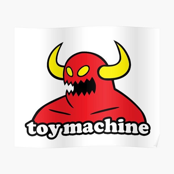 "Toy Machine Logo" Poster for Sale by Moparv8 | Redbubble