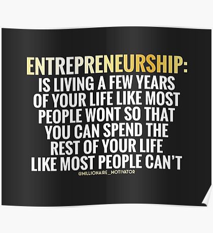 Entrepreneurship: Posters | Redbubble