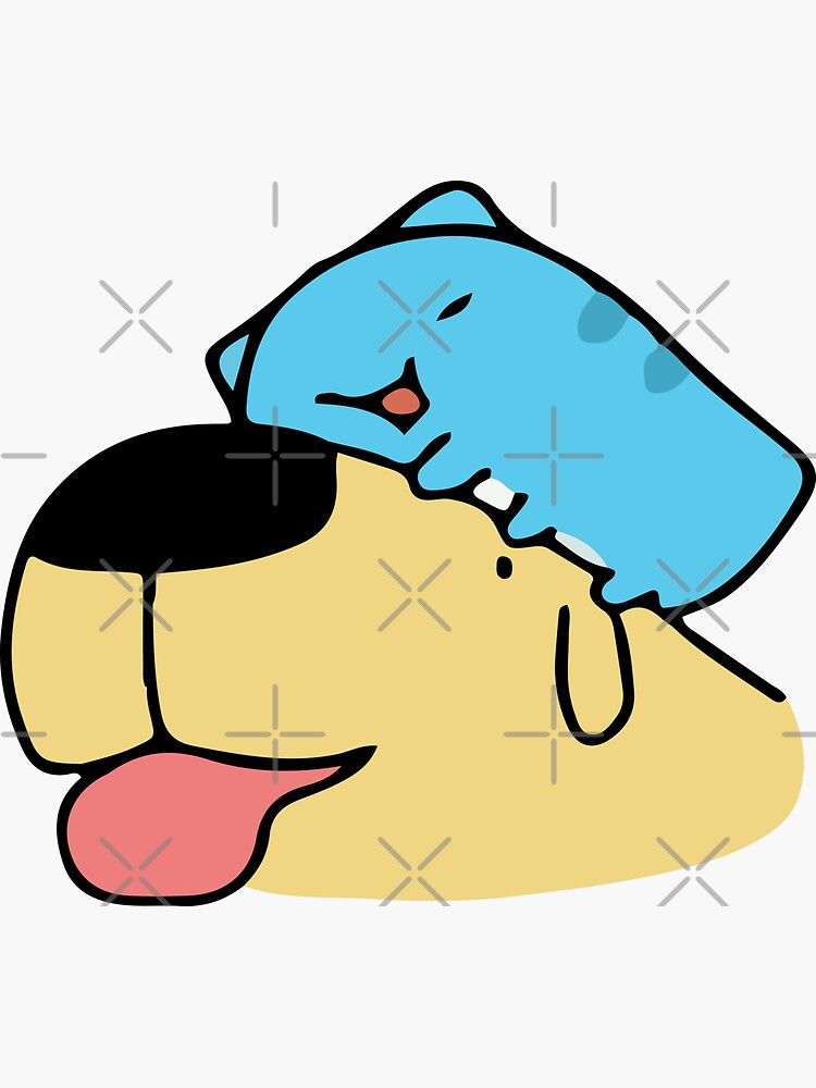 Pegatina «Comic Cat Dog, Bugcat Capoo, bug cat» de dev-ilyass | Redbubble