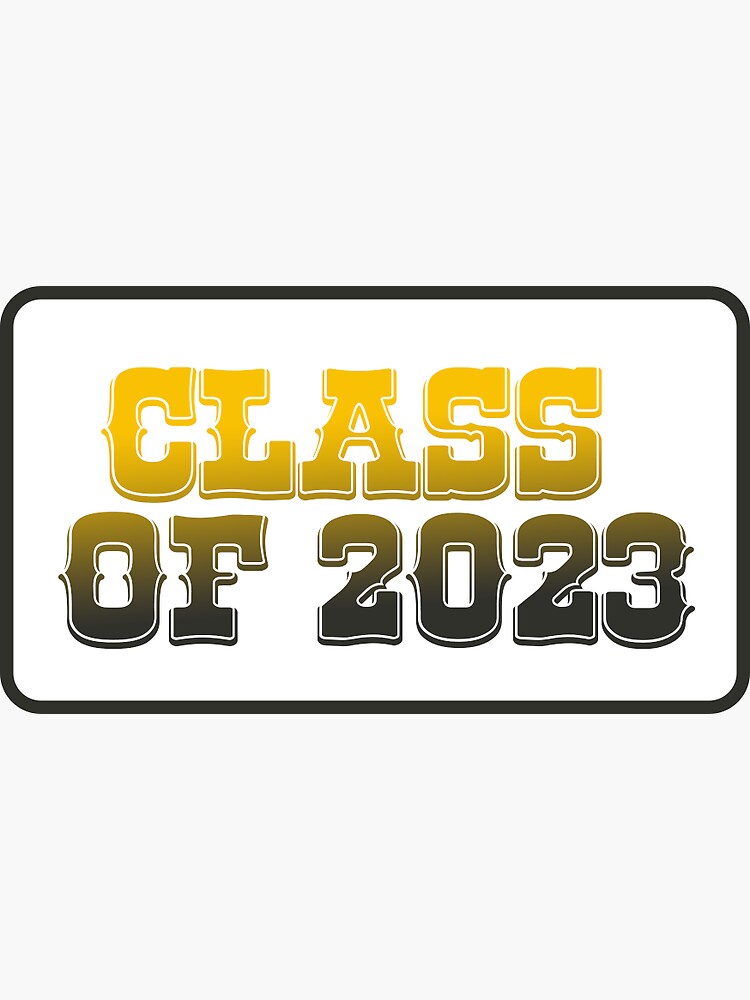 "Class of '23 Sticker" Sticker by emilia-romaa | Redbubble