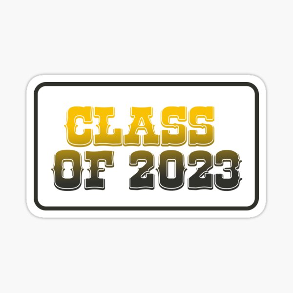 "Class of '23 Sticker" Sticker by emilia-romaa | Redbubble
