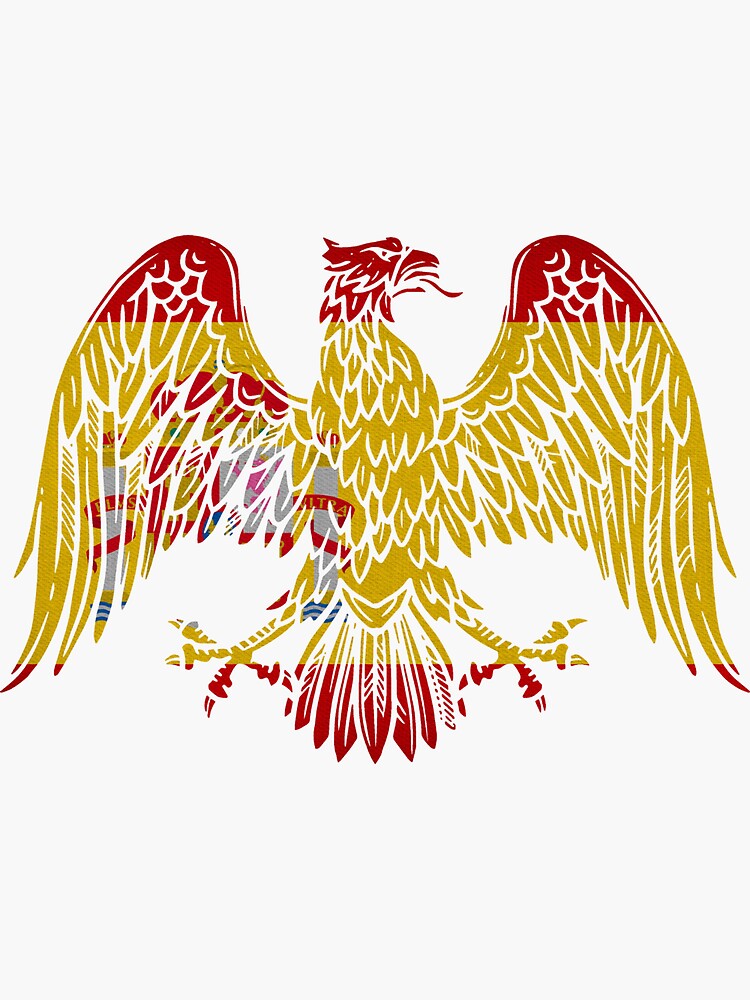 "Spanish Flag Phoenix - Spain" Sticker for Sale by GothicDressCode ...