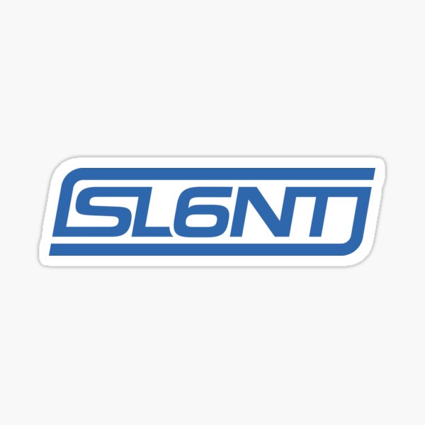"Slant 6 Icon (Blue)" Sticker by jepegdesign | Redbubble